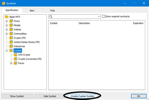 How To Create Custom Symbol In Mt5 For Ethusdt Spot Prices Charts 26 April 2024 Traders Blogs