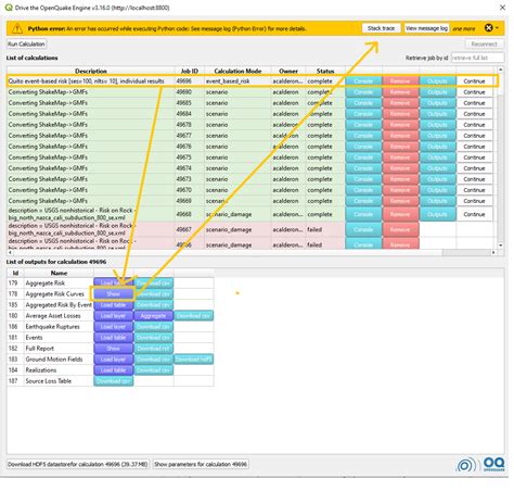 Aggregate Risk Curves Unable To Present Loss Exceedance Curves Issue 809 Gem Oq Irmt Qgis