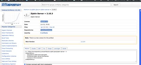 【异常】zipkin server启动 caused by java lang classnotfoundexception rver