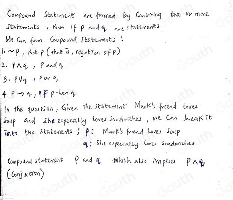 Solved Decide Whether The Following Statement Is Compound If It Is A Compound Statement