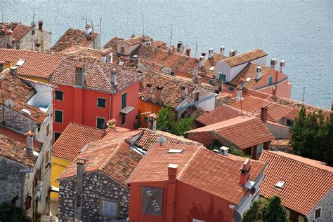 무료 이미지 집 지붕 시티 도시 풍경 도심 휴가 마을 근교 유럽 크로아티아 D80 이 트리아 아드리아 해의 니콘 80 로 비뇨 로빈 자드란