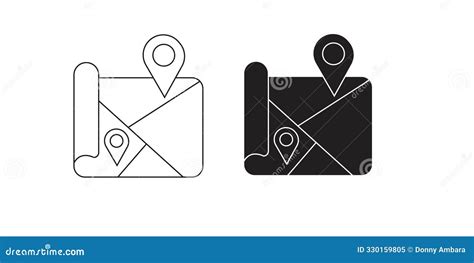 Set Of Map Pin Location Icons Template For Colored Icons For Location Pins Web Placement