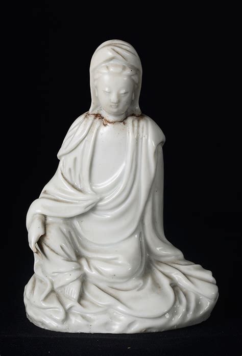 清德化窑白釉观音坐像 华侨博物院