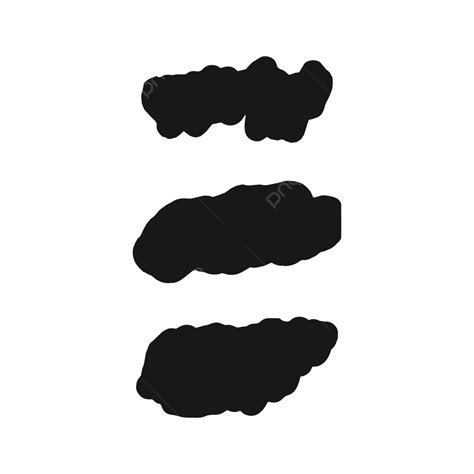 Gambar Sapuan Kuas Hitam Cat Air Sikat Pukulan Vektor Png Dan Vektor