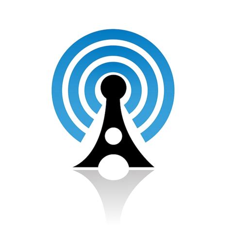 Premium Vector Wireless Network Signal Icon Vector Clipart