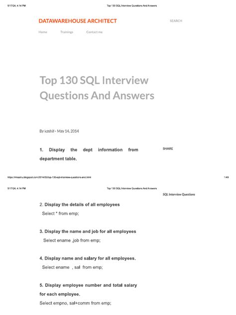 Sql Odi Pdf