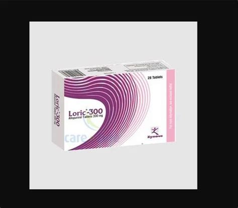 Loric 300mg Tablets 28 Pieces At ₹ 19 Stripe Allopurinol Tablet In Thazhecode Id 2853278091312