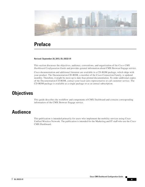 PDF Cisco CMX Dashboard Configuration Guide Release V Cisco CMX Dashboard Configuration