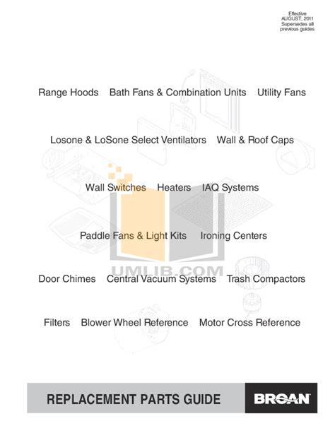 Download Free Pdf For Broan Nutone 35316 Ventilators Other Manual