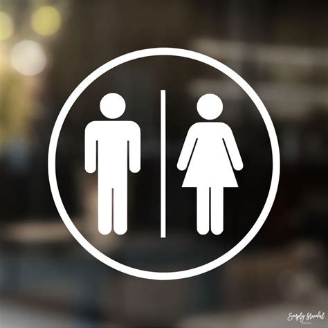 Girls Restroom Sign Etsy