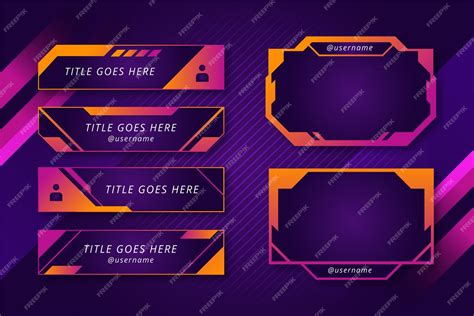 스트림 패널 트 위치 무료 벡터