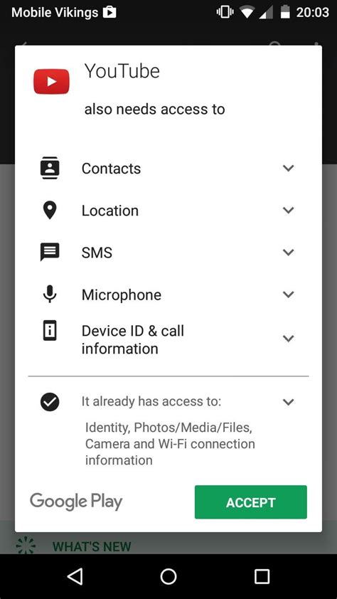 Android Why Does Youtube Needs All These New Permissions With The New Update Youtube