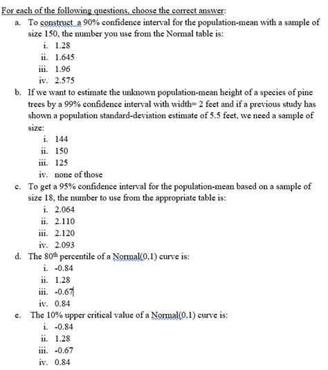 solved to construct a 90 confidence interval for the