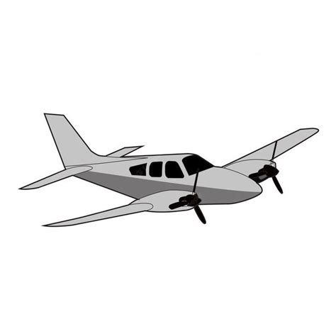 Small Airplane Vector Design