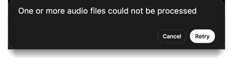 One Or More Audio Files Could Not Be Processed Alert Sonarworks Support