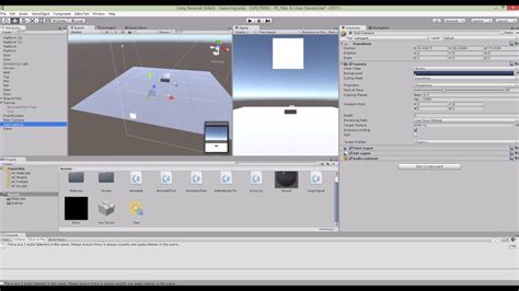 Unity Tutorial 5 Using RenderTexture To Create A Sub Camera View