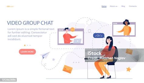 Teknologi Manajemen Proyek Jarak Jauh Ilustrasi Stok Unduh Gambar