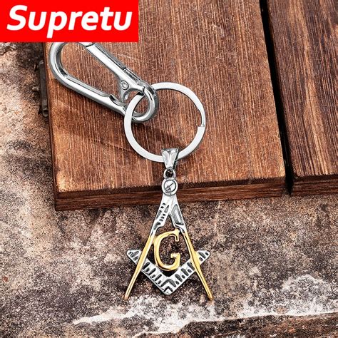 빈티지 바이킹 프리메이슨 기호 키 체인 북유럽 메이슨 룬 펜던트 이교 부적 남자 스테인레스 스틸 가죽 열쇠 고리 보석 선물 Aliexpress