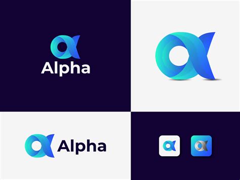 Alpha Logo Design By Jahid Hasan On Dribbble
