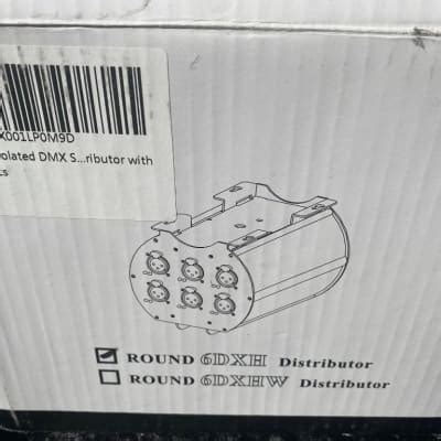 MFL 6 Way Isolated DMX Splitter Amplifier Distributor With Reverb