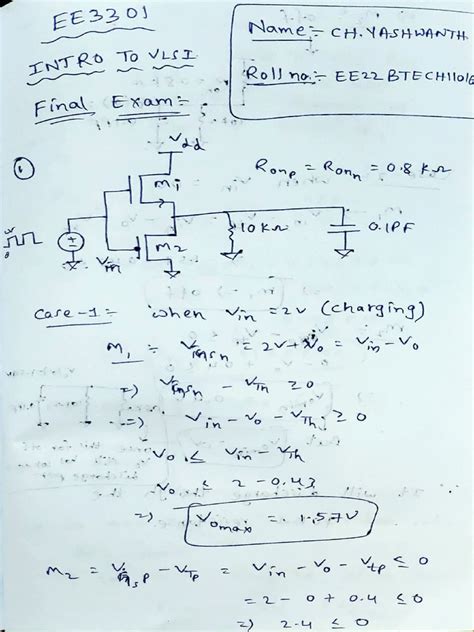 Ee22btech11016 Vlsi Final Exam Pdf