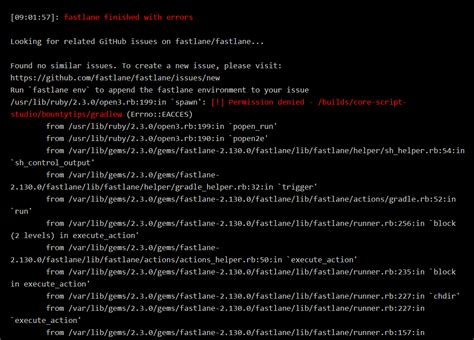 Gitlab Cicd Using Docker Permission Denied · Issue 15286 · Fastlane