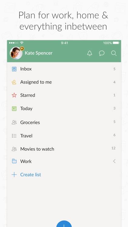 Wunderlist To Do List And Tasks By 6 Wunderkinder
