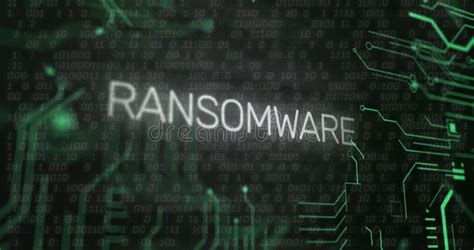 Ransomware Text Over Binary Code And Digital Data Image Stock Image Image Of Ransomware