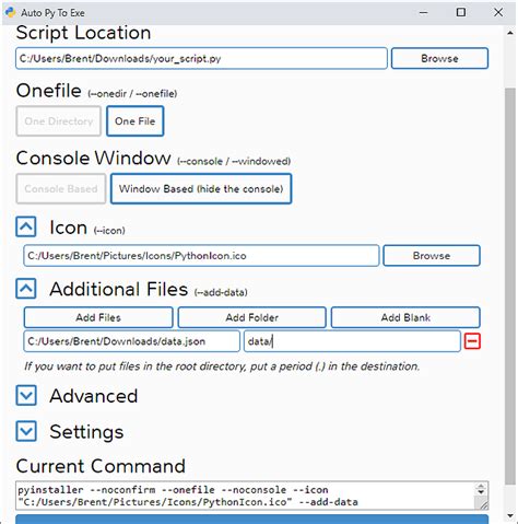 تبدیل فایل پایتون به فایل اجرایی Py به Exe ویرگول