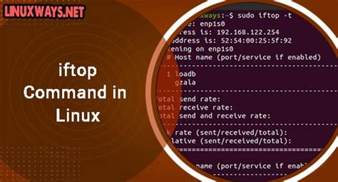 Iftop Command In Linux LinuxWays