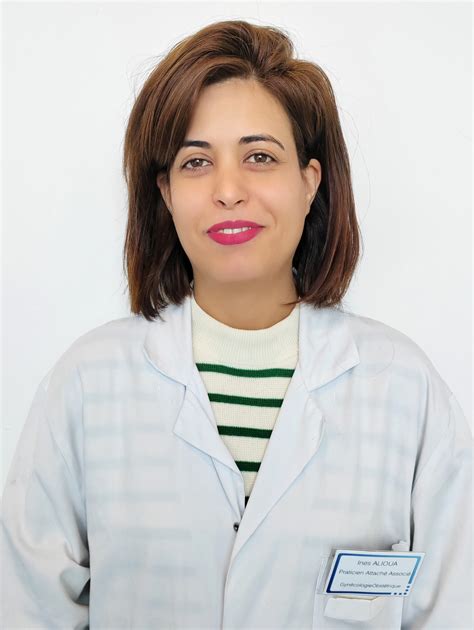 Dr Inès Alioua Centre Hospitalier Des Quatre Villes