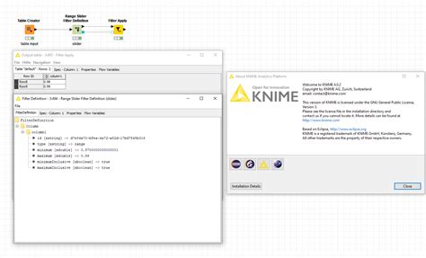 Range Slider Filter Definition Node Problem Knime Analytics Platform
