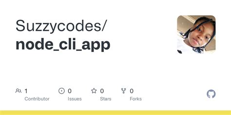 GitHub Suzzycodes Node Cli App