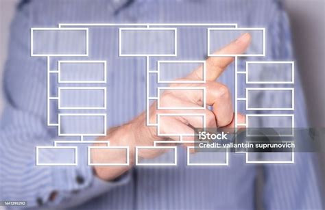 Abstract Scheme Business Flowchart Algorithm Concept Organization And Ordering Of Work Process