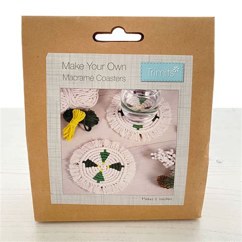 Make Your Own Macrame Coasters