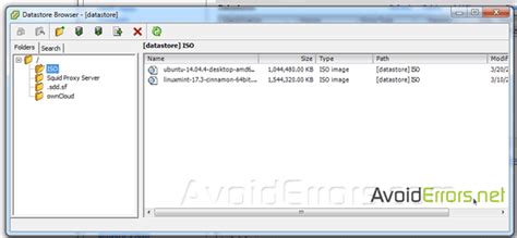 How To Upload Iso Files To Datastore In Vsphere Esxi 6 Avoiderrors