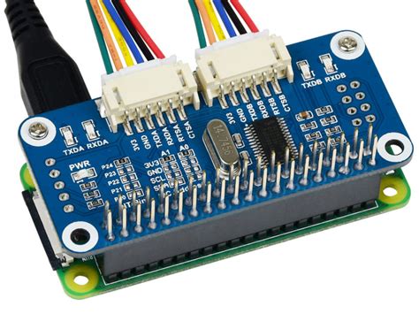 Serial Expansion HAT For Raspberry Pi Kiwi Electronics