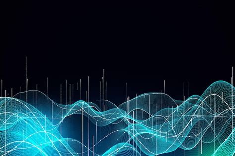 Premium Photo Abstract Colorful Digital Wave Background