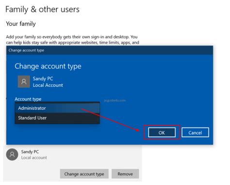 Create Administrator Account In Windows 10 Pcguide4u