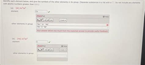 Solved Identify Each Element Below And Give The Symbols Of Chegg Com