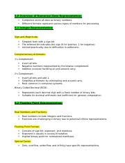 Understanding Numerical Data Representation In Computers Course Hero