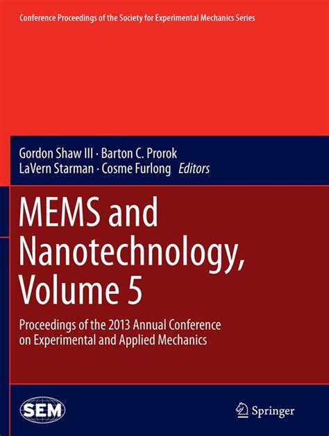 Mems And Nanotechnology 9783319345628 Boeken Bol