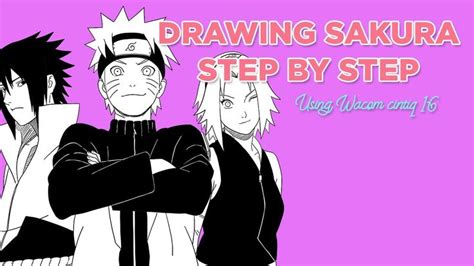 How To Draw Sakura Naruto Shipudden Step By Step Naruto