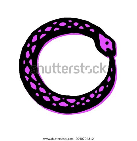 우로보로스생명의 순환을 위한 고대 상징뱀이 꼬리를 스톡 일러스트 2040704312 Shutterstock