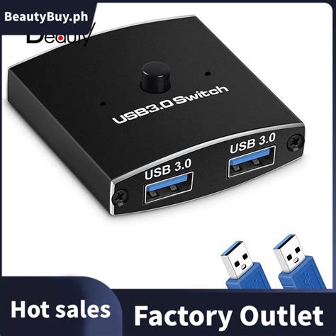 USB Switch Selector KVM Switch Gbps In Out USB Switch USB Two Way Sharer For