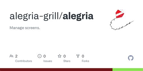 Github Alegria Grill Alegria Manage Screens