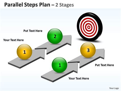 Parallel Steps Plan 2 Stages 13 Powerpoint Presentation Sample