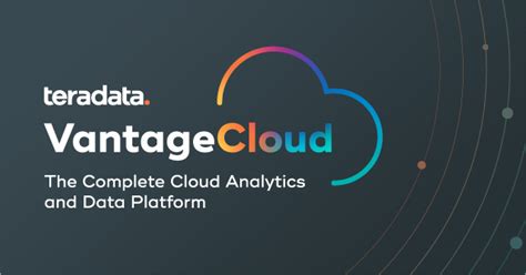 Vantagecloud The Cloud Analytics And Data Platform