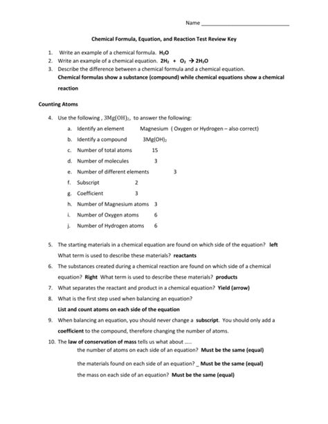 Describe The Difference Between A Coefficient And Subscript In Chemical Equation Tessshebaylo