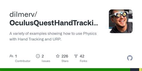 github dilmerv oculusquesthandtrackingphysicsurp a variety of examples showing how to use